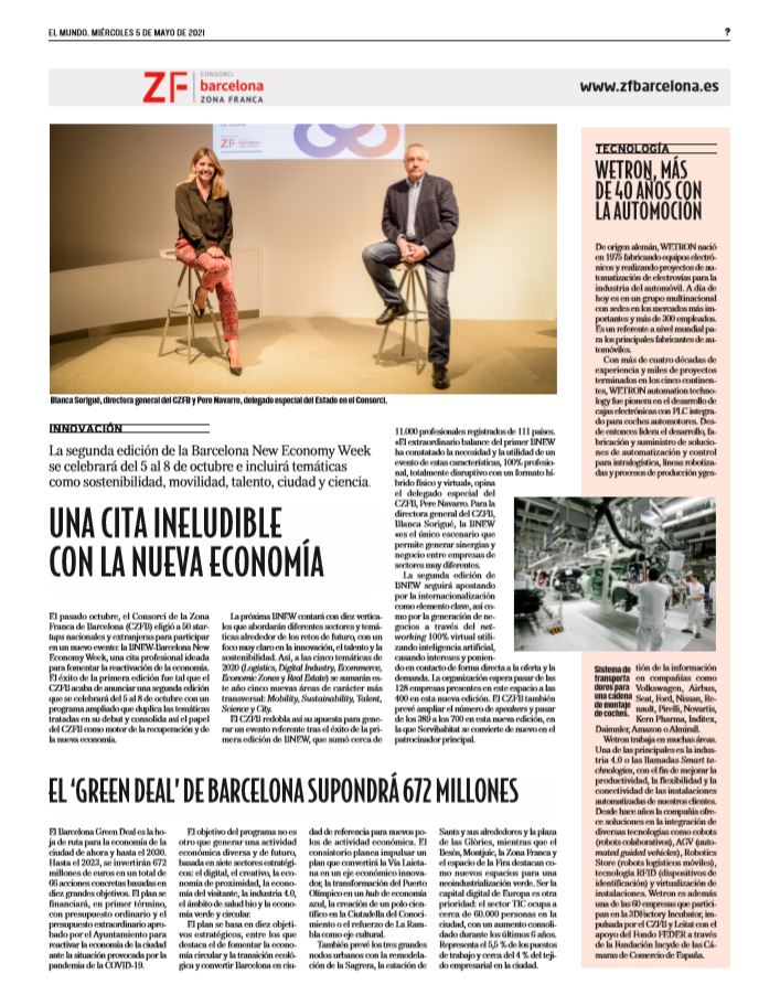 WETRON en la prensa nacional - Wetron